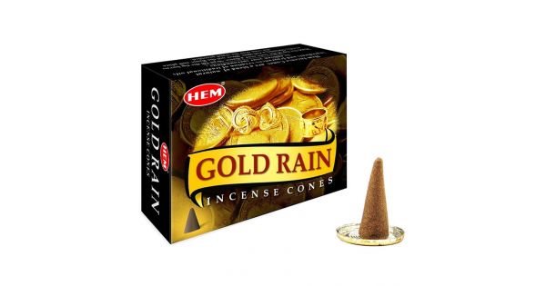 HEM Gold Rain Altın Yağmur Koni Tütsü / Hediye Mevsimi