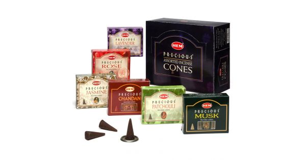 HEM Precious Assorted Cones Karışık Koni Tütsü 12 Paket / Hediye Mevsimi