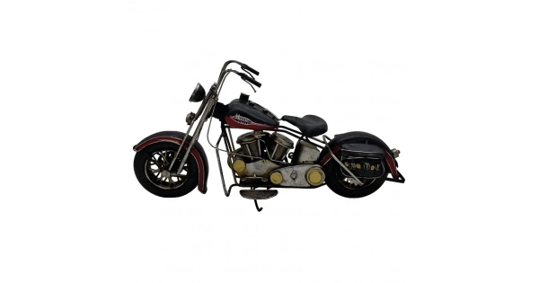 Black Street Rusty Metal Chopper Dekoratif Motosiklet / Hediye Mevsimi