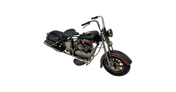 Black Street Rusty Metal Chopper Dekoratif Motosiklet / Hediye Mevsimi