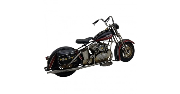 Black Street Rusty Metal Chopper Dekoratif Motosiklet / Hediye Mevsimi